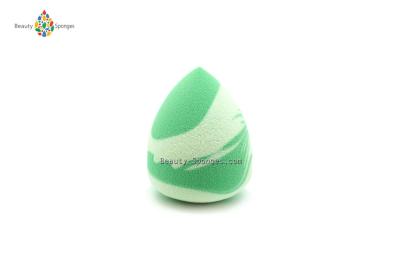 Cina Spugna bagnata cosmetica di trucco del fronte misto di colore, mini materiale idrofilo di mescolamento dell'unità di elaborazione della spugna in vendita