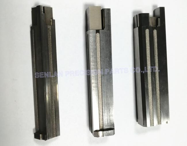 Precision rectangular shaped plastic mould parts special inserts for plastic mould manufacturing