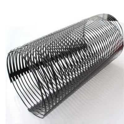 Cina 65KN/M Plastico HDPE Griglia Geoassiale Uniaxiale Colore Nero Per Parete di Sostenibilità in vendita