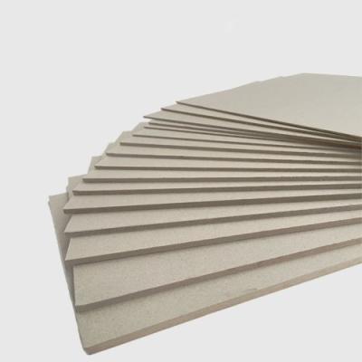 China Recycled Pressed Cardboard Laminated Gray Particle Board For Chemical for sale