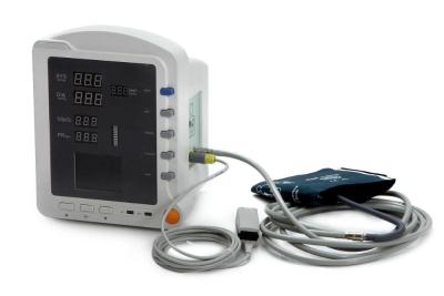 China 2.8'' Adult Vital Signs Monitor CCU ICU Heart Monitoring Device NIBP / SPO2 / PR for sale