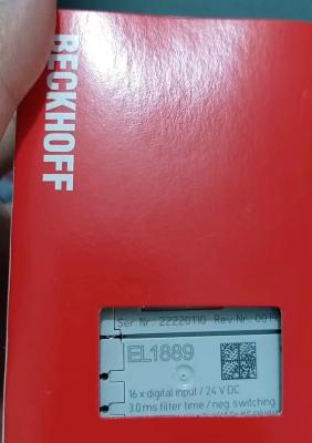 중국 벡호프 EL1889 EtherCAT 터미널, 16채널 디지털 입력, 24V DC, 3ms, 지상 스위치 판매용