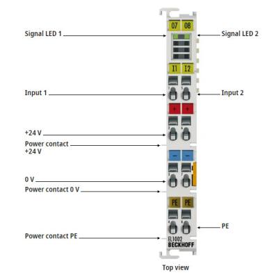China Beckhoff EL1002. Terminal EtherCAT, entrada digital de 2 canais, 24 V DC, 3 ms. à venda