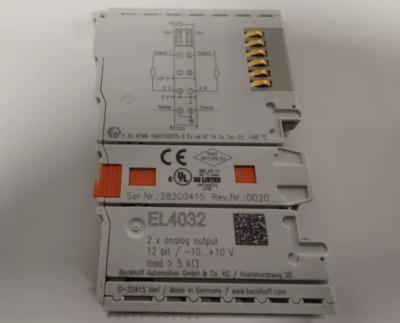 China Beckhoff EL4032 Terminal EtherCAT, saída analógica de 2 canais, tensão, ±10 V, 12 bits à venda