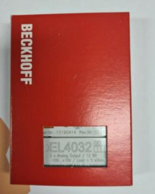 China Beckhoff EL4032 Terminal EtherCAT, saída analógica de 2 canais, tensão, ±10 V, 12 bits à venda