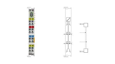 中国 EL5152 ベックホフ EtherCAT端末 2チャネルエンコーダーインターフェイス 増幅 24V DC HTL 100KHz 販売のため