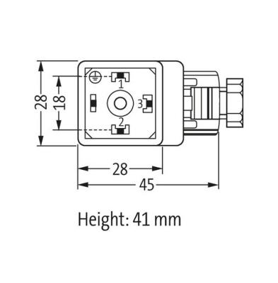 중국 7000-29401-0000000 MURR ELEKTRONIK SVS 밸브 플러그 형태 18MM 필드 와이어러블 판매용