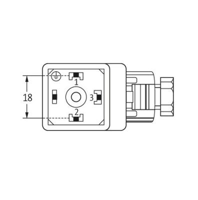 중국 7000-29401-0000000 MURR ELEKTRONIK SVS 밸브 플러그 형태 18MM 필드 와이어러블 판매용
