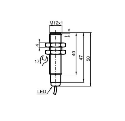 Китай Pepperl+Fuchs NBN4-12GK50-E2 Индуктивный датчик близости, 12 мм дальности, M12, PNP NO, IP67 продается