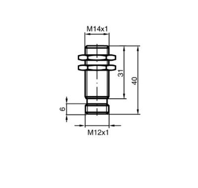 Китай Pepperl+Fuchs NJ2-14GM-N-V1 Индуктивный датчик близости, 2 мм дальности, M14, NPN NO, IP67 продается
