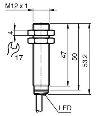 중국 펩퍼 + 퓨치 NBB2-12GM50-E0 인덕티브 센서 4mm, PNP NC, 방패, IP67, M12 커넥터 판매용
