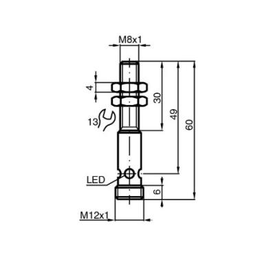 China Pepperl+Fuchs NBB1.5-8GM30-E2-C-V1 Sensor Inductivo 1,5 mm, PNP NO, IP67, M30, 10-30VDC en venta