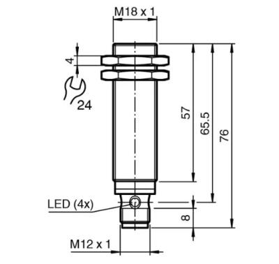 China Pepperl+Fuchs NBB8-18GM60-A2-V1 Sensor Inductivo 8 mm, NO, IP67, M30, 10-65VDC y el sensor de inducción de la cámara de control de la cámara de inducción en venta