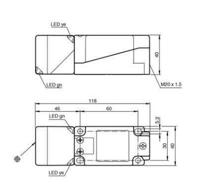 Chine Le détecteur d'induction de 15 mm AC/DC NC IP67 à vendre