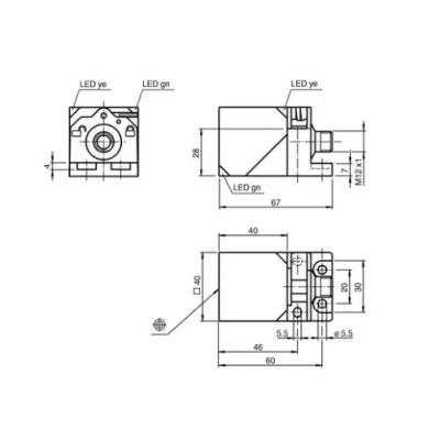 Chine NBB20-L2-A2-V1-3G-3D Capteur inducteur Pepperl+Fuchs M30 24V DC IP67 3G/3D NO/NC Automatisation lourde à vendre