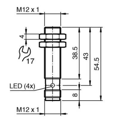 Chine NBB2-12GM40-E2-V1 Capteur inducteur Pepperl+Fuchs M12 24V CC IP67 40mm Autonomisation de l'emballage à deux fils à vendre