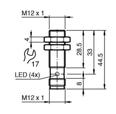 China Pepperl+Fuchs NBB2-12GM30-E2-V1 Sensor de Proximidad Inductivo 12mm alcance, 10-30V DC, M30 carcasa, IP67 Automatización industrial en venta