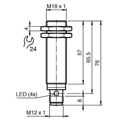 Chine Pepperl+Fuchs NBB8-18GM60-A2 Capteur inducteur 18 mm Détection 10-30V M18 CC IP67 Automatisation industrielle à vendre