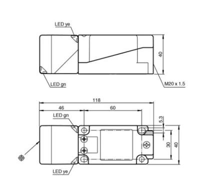 China Pepperl+Fuchs NBB15-U1-E2 Sensor de Proximidad Inductiva de 15 mm Rango 10-30V DC IP67 M30 Automatización de la fábrica de viviendas en venta