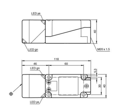 China Pepperl+Fuchs NBB15-U1-E0 Sensor inductivo de 15 mm Rango 10-30V DC IP67 M30 Automatización de la fábrica de viviendas en venta