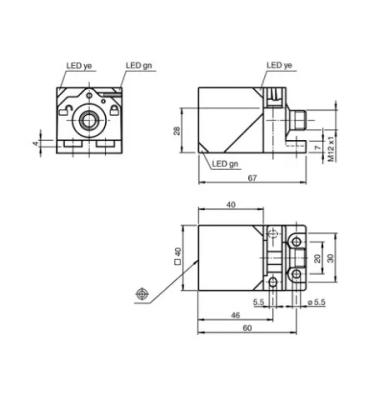 중국 페퍼럴+푸크스 NBB20-L2-B3-V1 인덕티브 센서 20mm 범위 10-30V DC IP68, M30, PNP NC 극단적인 환경 판매용
