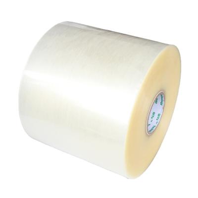 China Cold Lamination Film Roll 24mic Matte BOPP Film for Flexo Rotary Digital Labels for sale