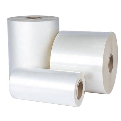 China Glossy BOPP Thermal Laminating Film EVA Pre-coated 18-27 Micron Custom Width and Length Film for Paper Printing for sale