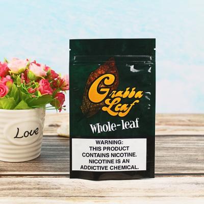 China Leaf Packaging Bag Resealable Zipper Top Custom Ziplock Plastic Grabba Bags Jolly Candy Bag with Tear Notch for sale