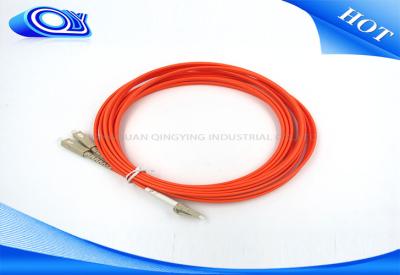 Cina Millimetro duplex di OM3 della fibra di cavo della toppa, Sc - cavo di toppa della fibra di LC per Gigabit Ethernet in vendita
