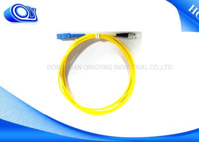 Cina 3 metri di singolo modo di toppa di Sc a fibra ottica del cavo a FC, 9/125 in vendita
