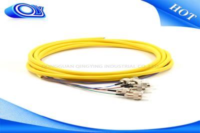 Cina Cavi a fibra ottica della toppa di lunghezza su ordinazione del cavo della toppa della fibra del centro OM3 del connettore 6 di FC in vendita