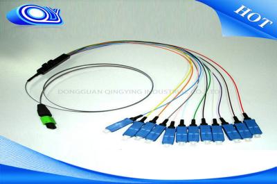 Cina Connettore misto del cavo di toppa di millimetro MTP MPO con cavo 2.0mm 3.0mm 1 - 10 metri in vendita