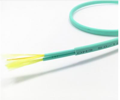 Cina Il cavo ottico corazzato corazzato/12 del cavo di toppa del cavo ottico di OM3 Ftth svuota il cavo a fibre ottiche in vendita