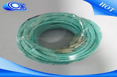 Cina 50 / perdita di inserzione bassa a fibra ottica del cavo di toppa di 125um OM3 con 24 connettori del centro MPO in vendita