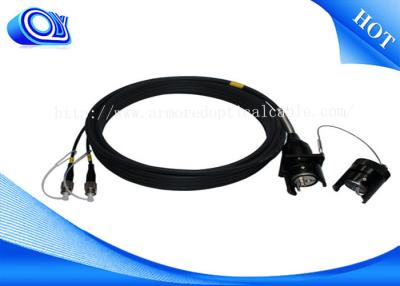 Cina 2 fiamma tattica del cavo a fibre ottiche OFNR del connettore del centro FC/cavo a fibre ottiche all'aperto in vendita