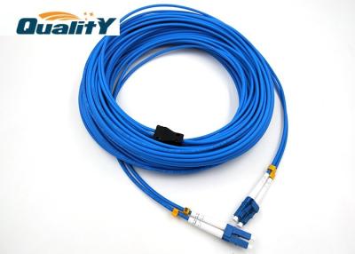Cina LC/UPC-LC/UPC, MP, 2 il centro, G657A1, cavo a fibre ottiche corazzato, PVC/LSZH, blu, 5.0mm in vendita