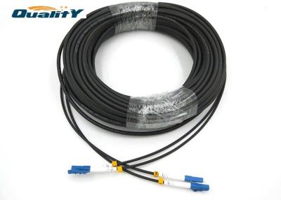 Cina Cavo a fibre ottiche corazzato di LC UPC/a fibra ottica semplice su misura di JumperOptical/cavo di toppa a fibra ottica in vendita