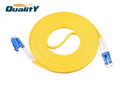 Cina Saltatore duplex Lc Upc al PVC a fibra ottica del cavo di toppa della fibra di Lc Upc, materiale di LSZH in vendita