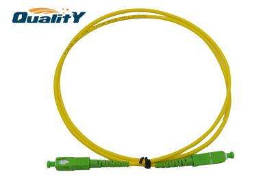 Cina Cavo di toppa a fibra ottica standard di RoHS per lo Sc monomodale APC di FTTH G652D G657A al connettore dello Sc APC in vendita