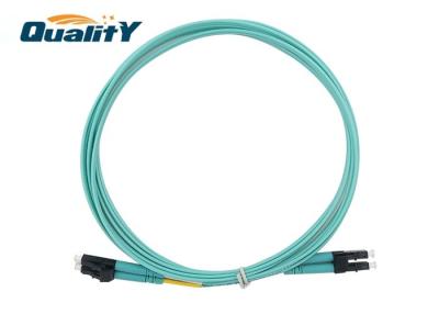 Cina Cavo di toppa a fibra ottica nero del duplex LSZH di LC per cavo misto rete/Om3 in vendita