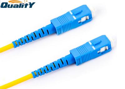 Cina Cavo a fibre ottiche dell'interno di singolo modo dello Sc UPC di Dia3.0mm in vendita