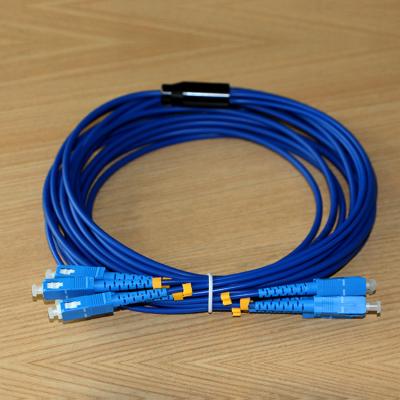 Cina Cavo a fibre ottiche del centro G657A1 4, cavo a fibre ottiche impermeabile corazzato in vendita