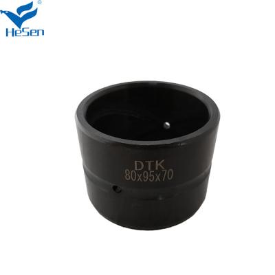 China 80x95x70 Mm Bucket Bushing Excavator 40cr Steel Black Bushes For Excavator Bucket for sale