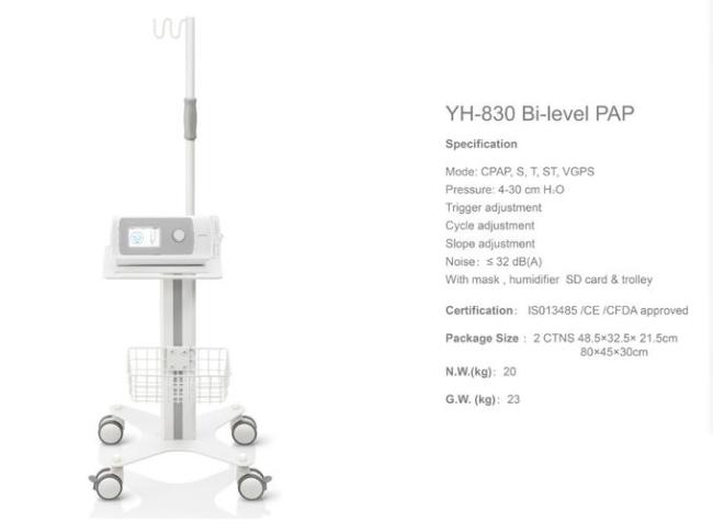 Ventilator breathing apparatus machine for hospital