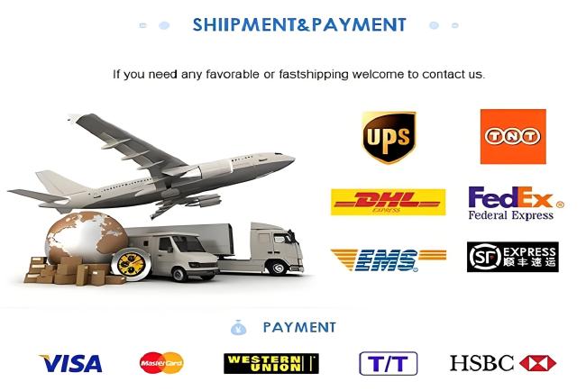 Shipment and payment information for stainless steel sheets