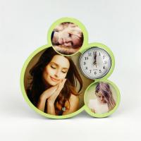 China Wooden 137g Sublimation Alarm Clock For Table for sale