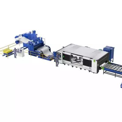 China Zigzag Automatic Stainless Steel Coil Sheet Plate Punching Line Circle Blanking Auto Feeder for sale