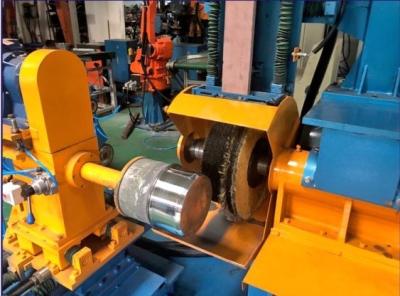 中国 高効率のシングルヘッド水平自動生産ライン 炊飯器のための外側磨き機 販売のため