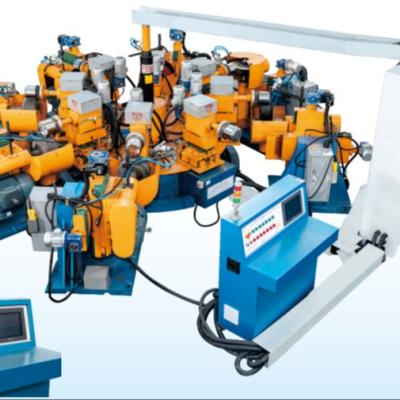 China Vakuumaufnahme-Kochgeschirr-Poliermaschinen-multi Stations-äußeres Polnisch für Topf/Pan zu verkaufen