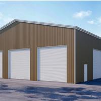 Quality Hurricane Proof Prefabricated Steel Buildings Easy Installation Steel Shed Workshop for sale